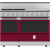 Hestan KRG484GDLPBG 48 Inch Freestanding Gas Range with 4 Sealed ...