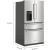 KitchenAid KRMF536RPS 36 Inch Freestanding French Door Refrigerator ...