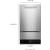 KitchenAid KUID508HPS 18 Inch Freestanding/Built-In Undercounter Clear ...