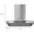 KitchenAid KVWB600DSS 30 Inch Wall Mount Canopy Hood with 3 Speed/585 ...