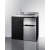 Summit CK36ELGLASS 36 Inch All-In-One Kitchenette with Top-Freezer ...