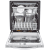 LG LDT5678ST 24 Inch Fully Integrated Dishwasher with 15 Place Setting ...