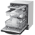 LG LDT7808BM 24 Inch Fully Integrated Smart Dishwasher 15 Place ...