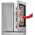 LG LFCS27596S 36 Inch PrintProof 3 Door Refrigerator with 27 cu. ft ...