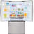 LG LFXC22526S 36 Inch Counter Depth Smart French Door Refrigerator with ...
