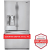 LG LFXC24726S 36 Inch Counter Depth French Door Refrigerator with Slim ...