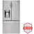 LG LFXS26973S 36 Inch Smart French Door Refrigerator with 26.2 cu. ft ...