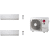LG LG24KB67 2 Room Mini Split Air Conditioning System with Heat Pump ...