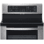 LG LRE3061ST 30 Inch Electric Range with True Convection, Power Burner ...