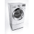 LG WM3670HWA 27 Inch 4.5 cu. ft. Front Load Washer with Steam, Smart ...