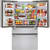 LG LMXC23746S 36 Inch Counter Depth 4-Door French Door Refrigerator ...