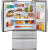 LG LMXS27626S 36 Inch 4-Door French Door Refrigerator with Slim ...