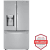 LG LRFDS3016S 36 Inch Smart French Door Craft Ice Refrigerator with 29. ...