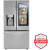 LG LRFVS3006S 36 Inch French Door Craft Ice Smart Refrigerator with 29. ...