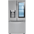 LG LRFVS3006S 36 Inch French Door Craft Ice Smart Refrigerator with 29. ...