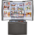 LG LRFWS2906D 36 Inch 3-Door French Door Refrigerator with 29 Cu. Ft ...