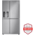 LG LRSDS2706S 36 Inch Freestanding Side by Side Smart Refrigerator with ...