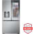 LG LRYKC2606S 36 Inch Counter-Depth MAX™ Smart French Door Refrigerator ...