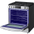 LG LSGL5831F 30 Inch Slide-In Gas Smart Range with 5 Sealed Burners, 5. ...