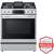 LG LSGL6335F 30 Inch Smart Instaview™ Slide-in Gas Range with 5 Sealed ...
