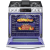 LG LSGL6335F 30 Inch Smart Instaview™ Slide-in Gas Range with 5 Sealed ...