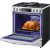 LG LSGL6337F 30 Inch Slide-In Gas Smart Instaview Range with 5 Sealed ...