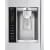LG LSXC22426S 36 Inch Counter Depth Side by Side Smart Refrigerator ...