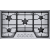 Thermador SGSX365TS Gas Cooktop with 5 Sealed Burners, Continuous ...