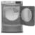 Maytag MED6630HC 27 Inch Electric Dryer with 7.3 Cu. Ft. Capacity ...