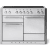AGA AMC48INSND 48 Inch Induction Range with 5 Induction Heating ...