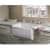 Rohl MS3018WH 30 Inch Single Bowl Apron Front Fireclay Kitchen Sink ...