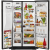 KitchenAid KRSF705HBS 36 Inch Side-by-Side Refrigerator with 24.8 cu ...