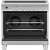 Fisher & Paykel OR36SCI6X1 36 Inch Freestanding Induction Range with 5 ...