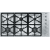 Miele KM3484LPSS 42 Inch Stainless Steel Gas Cooktop with 6 Sealed ...