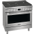 Frigidaire PCFD3670AF 36 Inch Freestanding Dual Fuel Range with 6 ...