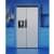 Midea MRS26D5AST 36 Inch Freestanding Side by Side Refrigerator with 26 ...