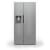 Midea MRS26D5AST 36 Inch Freestanding Side by Side Refrigerator with 26 ...