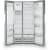 Midea MRS26D5AST 36 Inch Freestanding Side by Side Refrigerator with 26 ...
