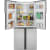 Haier QHE16HYPFS 33 Inch Quad Door Counter Depth Refrigerator with 16.4 ...