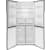 Haier QHE16HYPFS 33 Inch Quad Door Counter Depth Refrigerator with 16.4 ...