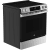 GE GRS600AVFS 30 Inch Slide-In Electric Smart Range with 5 Smoothtop ...