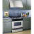 GE JV966DSS 36 Inch Wall Mount Range Hood with 600 CFM Blower, Hidden ...