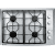 Monogram ZGU384NSMSS 30 Inch Gas Cooktop with 4 Dual Flame Stacked ...