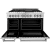 ZLINE RABR48 48 Inch Freestanding Dual Fuel Range with 7 Italian ...