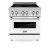 ZLINE RAINDWM30 30 Inch Freestanding Induction Range with 4 Elements, 4 ...