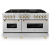ZLINE RAZ60G 60 Inch Freestanding Dual Fuel Range with 8 Italian ...