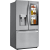 LG LFXS26596S 36 Inch Smart French Door Refrigerator with 26 cu. ft ...