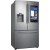 Samsung RF265BEAESR 36 Inch French Door Refrigerator with Family Hub ...