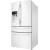 RF28HMEDBWW Samsung White 36" French Door Refrigerator w/LED Display
