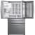 Samsung RF28R7351SR 36 Inch French Door Refrigerator with 28 Inch Cu ...